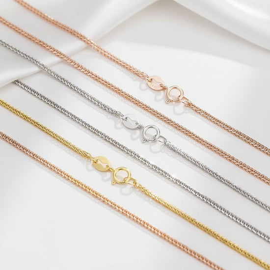 18K Gold Chopin Chain Necklace from Black Diamonds New York