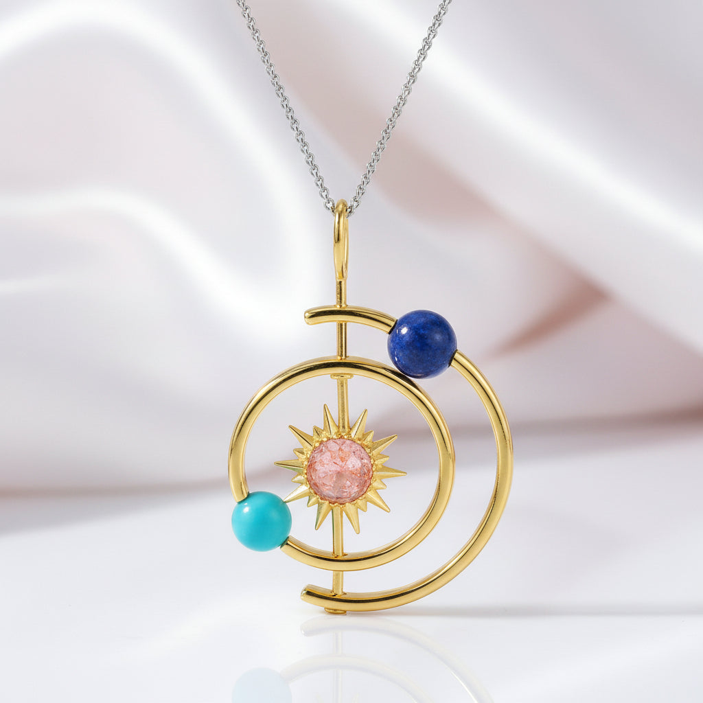 Creative Solar System Pendant – Black Diamonds New York