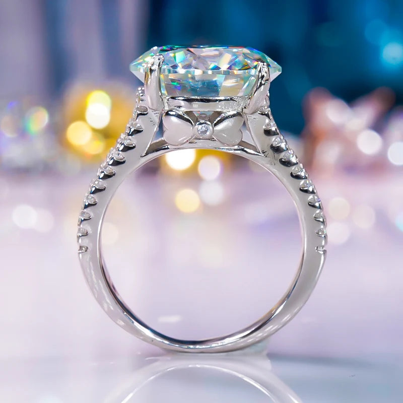 10.0 Ct Baby Blue Diamond Engagement Ring from Black Diamonds New York