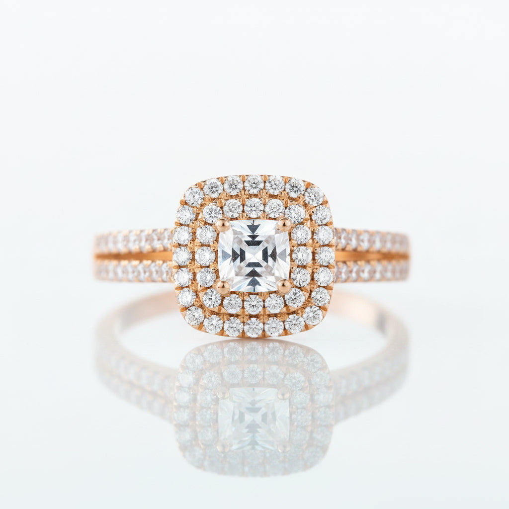 10K Gold Diamond Engagement Ring from Black Diamonds New York
