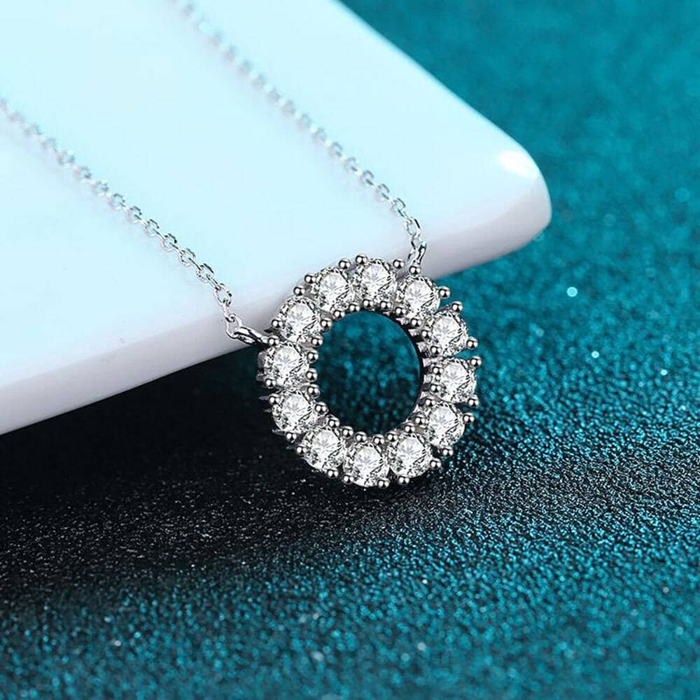 1.2ct Diamond Circle Necklace from Black Diamonds New York