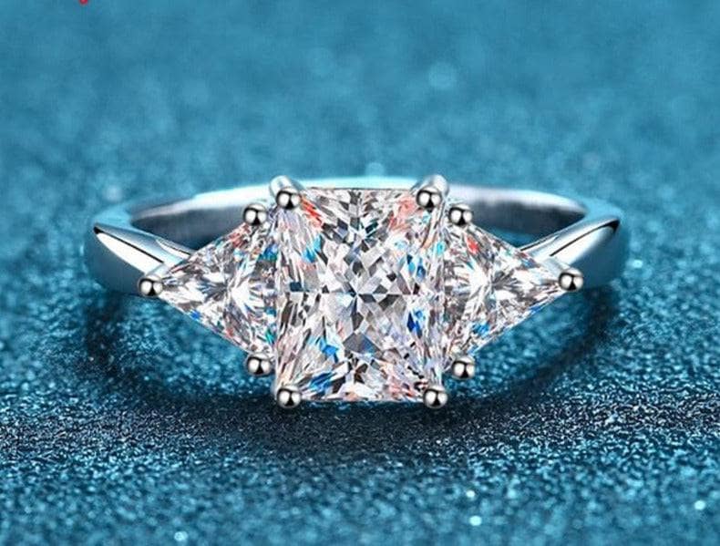 3ct Radiant Cut Diamond Engagement Ring from Black Diamonds New York