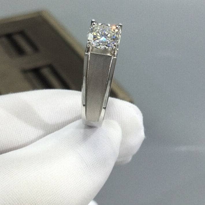 Brilliant Cut Diamond Men's Wedding Ring from Black Diamonds New York
