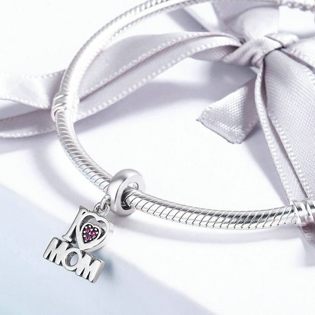 I love Mom Charm from Black Diamonds New York