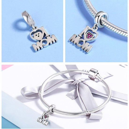 I love Mom Charm from Black Diamonds New York