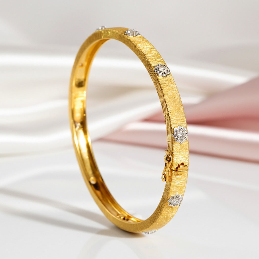 Italian Style Classic Bangle Bracelet from Black Diamonds New York