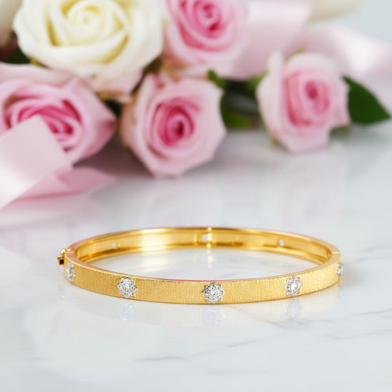 Italian Style Classic Bangle Bracelet from Black Diamonds New York