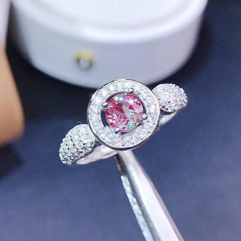Lab Alexandrite Engagement Ring from Black Diamonds New York