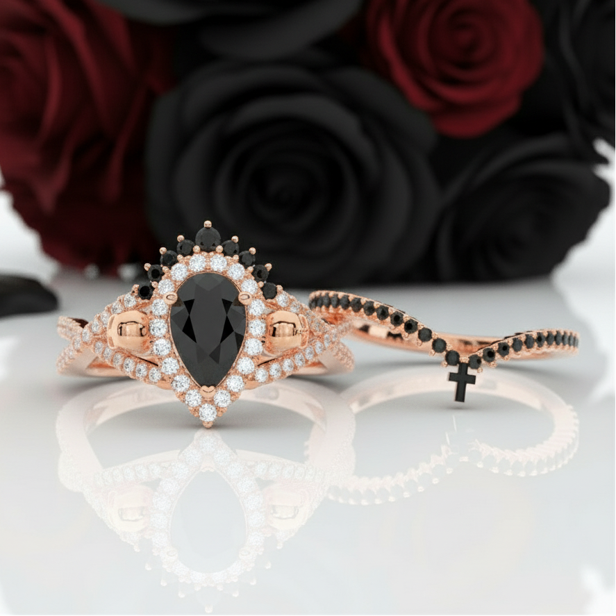 Gothic Engagment & Wedding Rings in NYC | Punk & Skull Rings