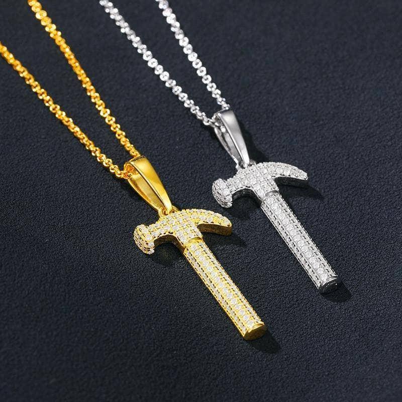 Diamond Hammer Pendant Necklace from Black Diamonds New York