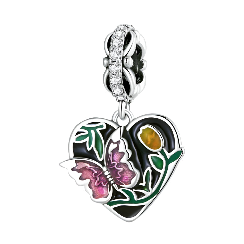Punk Flower & Bird Charm Series from Black Diamonds New York