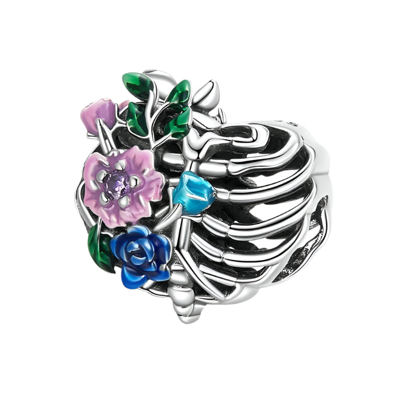 Punk Flower & Bird Charm Series from Black Diamonds New York