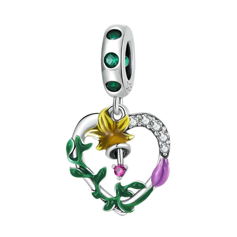 Punk Flower & Bird Charm Series from Black Diamonds New York