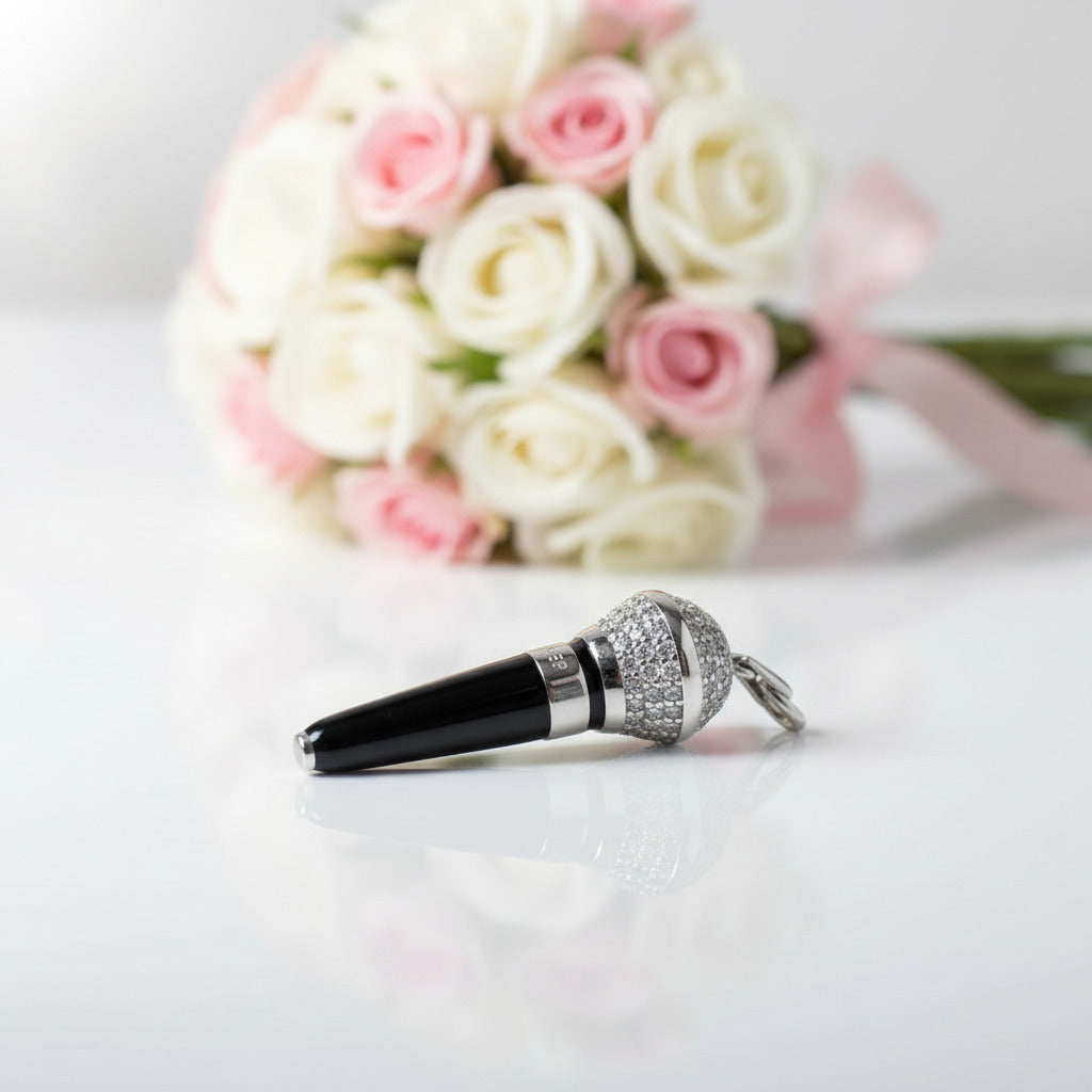 Punk Microphone Pendant from Black Diamonds New York