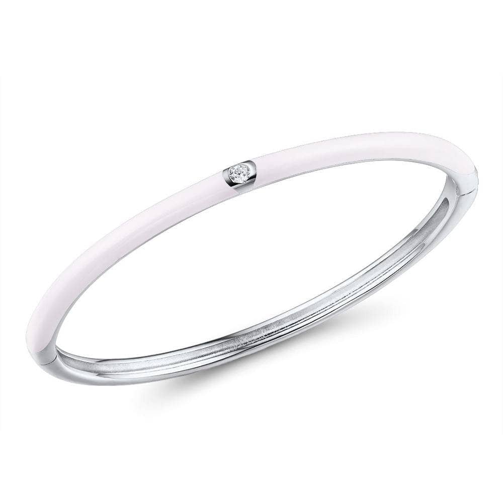 Round Enamel Bangle from Black Diamonds New York