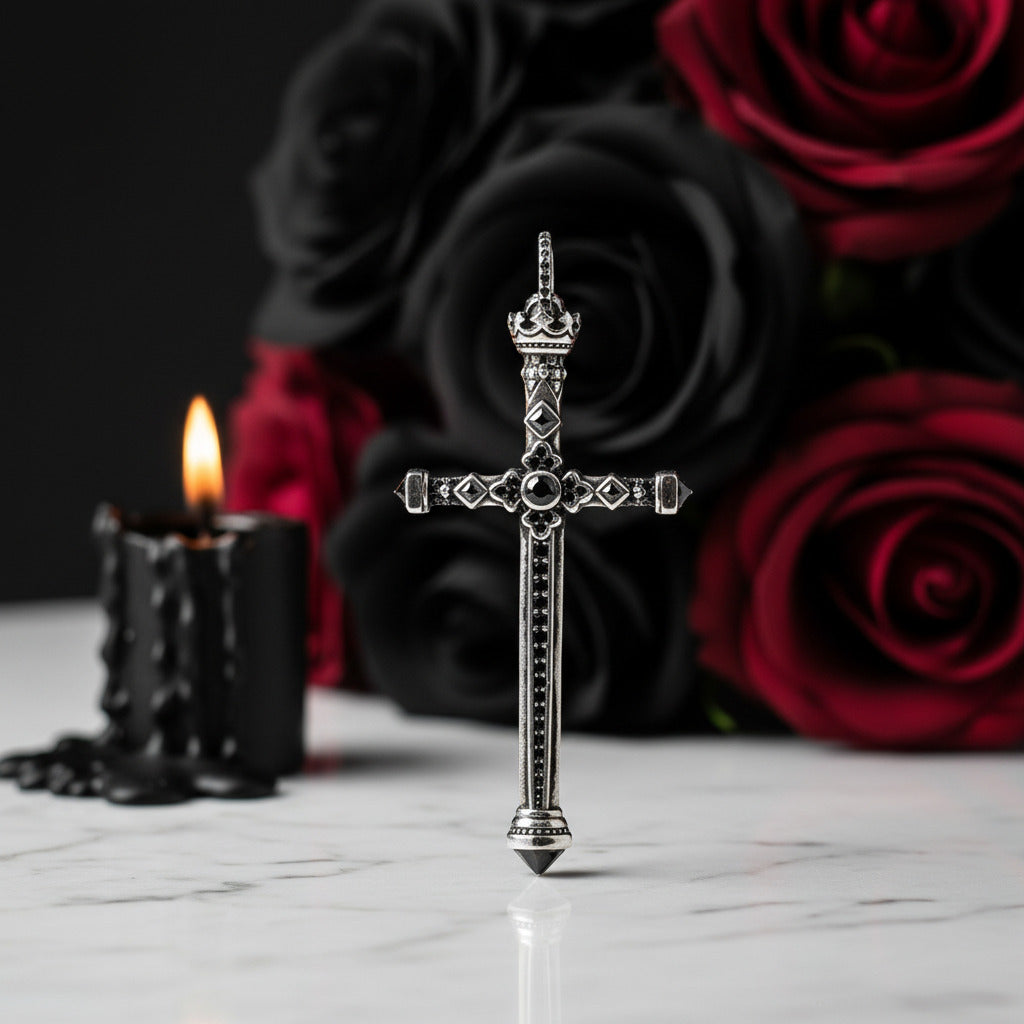 Royal Sword of Courage Punk Pendant from Black Diamonds New York
