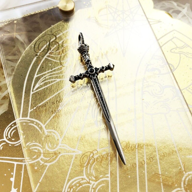 Royal Sword of Courage Punk Pendant from Black Diamonds New York