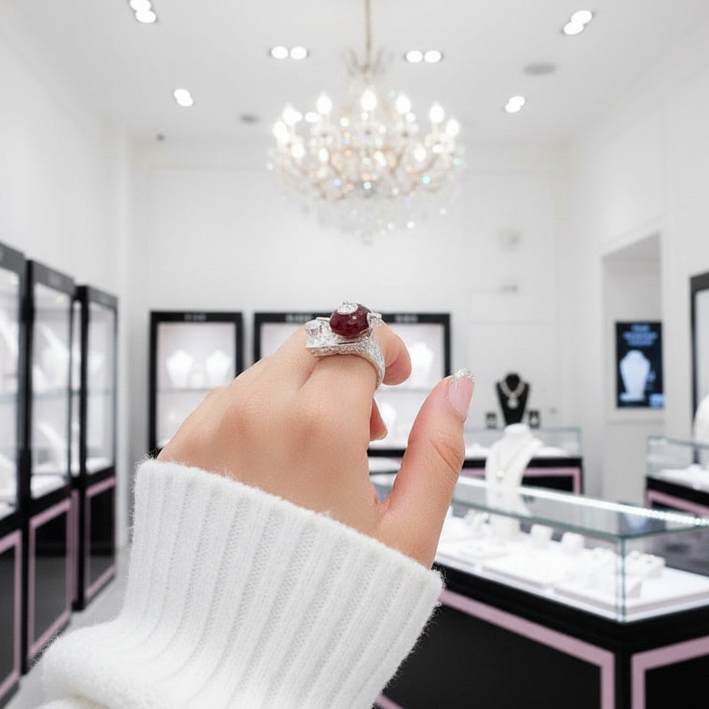 Vintage Cute Teapot Ring from Black Diamonds New York